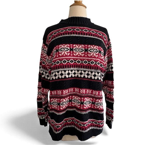 Studio Works | Sweaters | Vintage Studio Works Mock Neck Holiday Winter ...